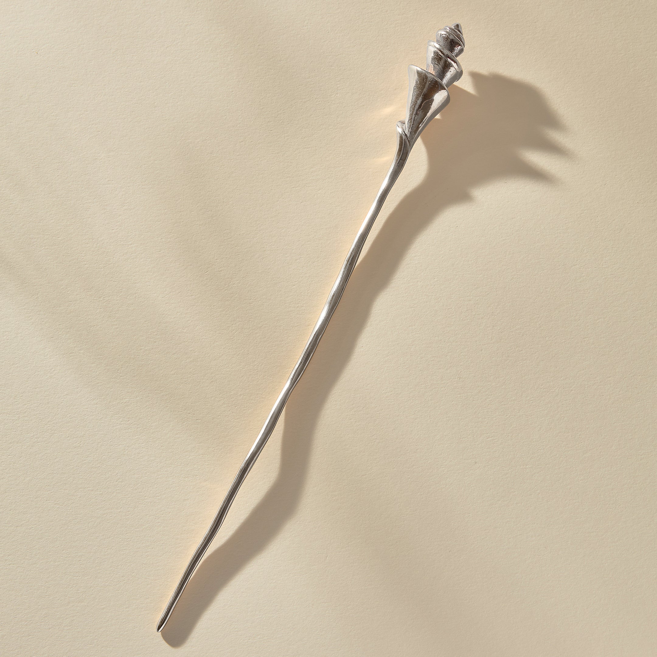 The Silver Neptune Shell Hair Pin | Ethically made by Catori Life Jewelry
